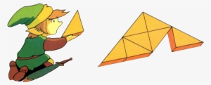 Normal Link With Triforce Piece - Link The Legend Of Zelda Nes PNG ...