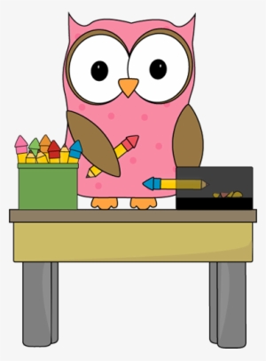Cute School Owl Clip Art