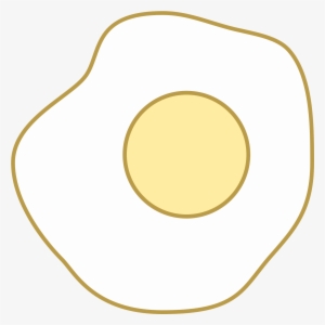 Sunny Side Up Eggs Icon - Circle PNG Image | Transparent PNG Free ...