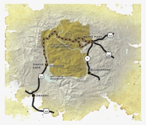 Trail Ridge Road Map - Trail Ridge Road PNG Image | Transparent PNG ...