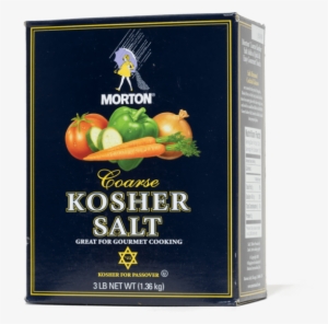 The Two Leading Brands Of Kosher Salt, Diamond Crystal - Morton Coarse ...