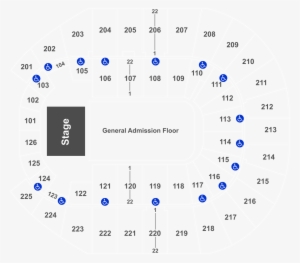 Verizon Arena Little Rock Section 119 Row 11 PNG Image | Transparent ...