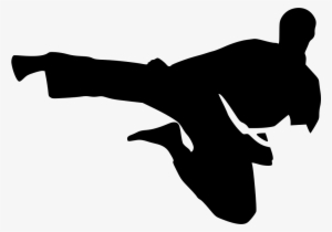 Karate Flyingkick Comments - Karate Clipart Png PNG Image | Transparent ...