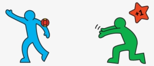 Belle And Beast's Snowball Fight - Snowball Fight PNG Image ...