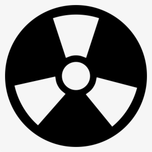 Radiation Circular Symbol With Three Rays Comments - Radiation Icon PNG ...