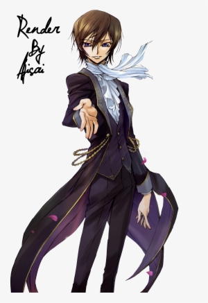 Lelouch Render Photo Lelouch Gun Render - Code Geass Lelouch Render PNG ...