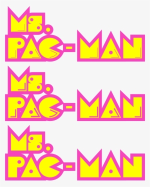 Original Ms Pac Man Logo PNG Image | Transparent PNG Free Download on ...