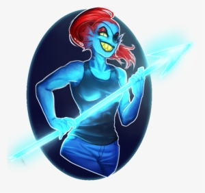 Undertale Undertale Undyne Undyne Fan Art Illustration - Cartoon PNG ...