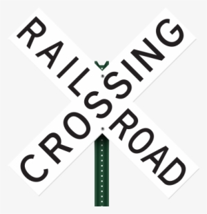School Zone Signs - Railroad Crossing 6 Tracks Sign PNG Image ...