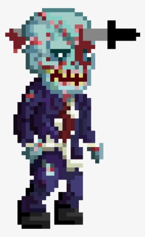 Sword In Head Zombie - Video Game PNG Image | Transparent PNG Free ...