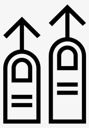 Two Fingers Swipe Up Gesture Outlined Symbol Vector - Finger PNG Image ...