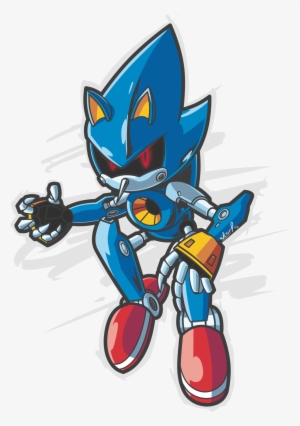 Metal Sonic Is Here Upd - Cartoon PNG Image | Transparent PNG Free ...