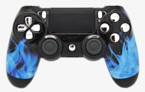 Blue Flame Ps4 Controller PNG Image | Transparent PNG Free Download on ...