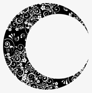 Floral Moon Mark Ii Big Image Png - Crescent Moon Png PNG Image ...
