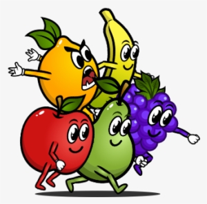 5 Fruit Monsters 2d Game Character Sprite - Character PNG Image ...