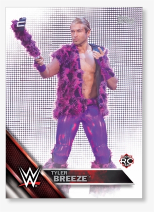 2016 Topps Wwe Tyler Breeze - Action Figure PNG Image | Transparent PNG ...