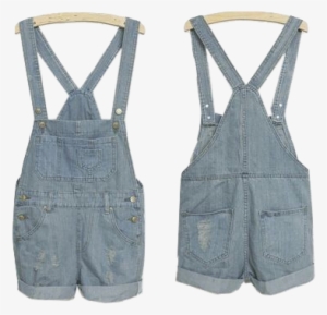 Short Denim Overalls - Short Overalls Transparent PNG Image ...