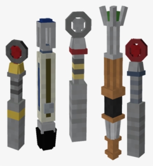 [ Img] - Minecraft Doctor Who Sonic Screwdriver PNG Image | Transparent ...