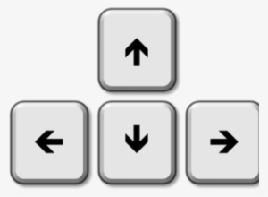 Arrow Key Cliparts - Arrow Keys And Spacebar PNG Image | Transparent ...
