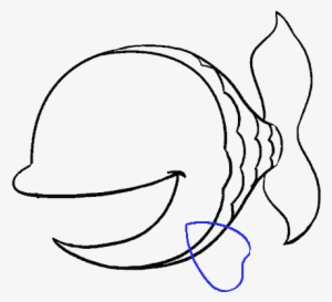 How To Draw Cartoon Fish - Drawing PNG Image | Transparent PNG Free ...