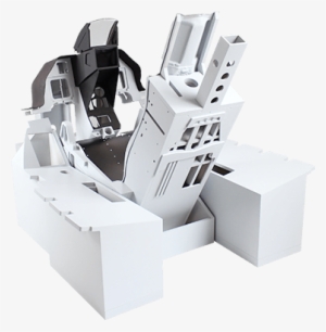 Background Assembled F-16 Cockpit Simulator Frame - Flight Simulator ...