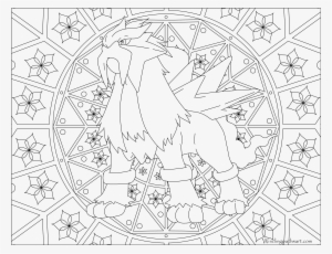 Entei - Pokemon Adult Coloring Pages PNG Image | Transparent PNG Free ...