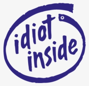 Idiot Inside Logo - Intel Pentium Pro Logo PNG Image | Transparent PNG ...