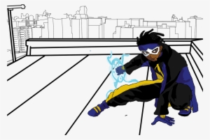 A Little Static Shock Fan Art - Fan Art PNG Image | Transparent PNG ...