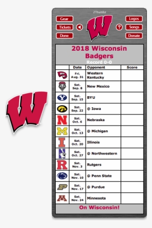 Wisconsin Badgers Logo Png PNG Image | Transparent PNG Free Download on ...