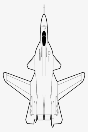 Paper, Outline, Drawing, Sketch, Silhouette, Cartoon - Sukhoi Su 47 PNG ...