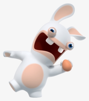 Rabbid Holding Egg Png - Rabbids Transparent Background PNG Image ...