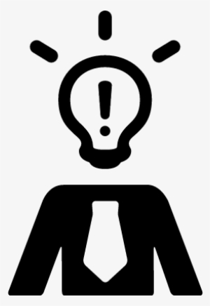 Worker Thinking Vector - Thinking Light Bulb Icon PNG Image ...