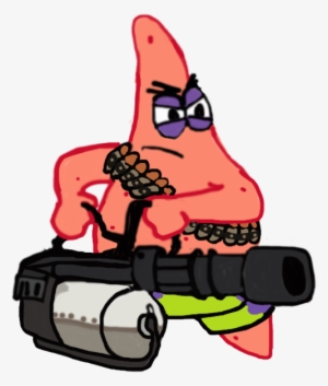 Patrick Heavy Spray By Luigimariogmod On Deviantart - Funny Patrick Png ...
