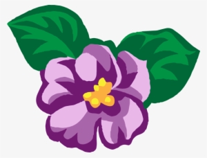 African Violets Border Clip Art - Purple Flower Border Png PNG Image ...