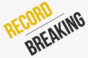 T&f Club Records Tumble In - Record Breaking PNG Image | Transparent ...