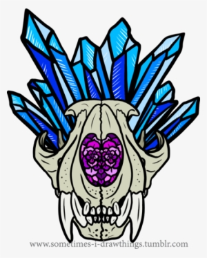 Deer Skull Drawing - Crystal Tattoo Designs PNG Image | Transparent PNG ...