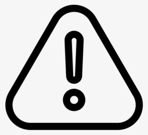 Warning - Safety Sign Black And White PNG Image | Transparent PNG Free ...
