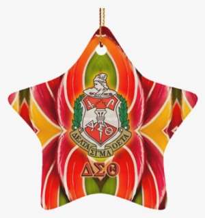 Delta Sigma Theta Star Ornament - Crest PNG Image | Transparent PNG ...