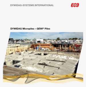 Dywidag Micropiles Gewi Piles - Dywidag Systems International PNG Image ...