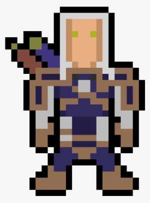 [cc]witcher Geralt Pixel Art Experiment - Geralt Of Rivia PNG Image ...