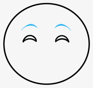 How To Draw Happy Face Emoji - Drawing PNG Image | Transparent PNG Free ...