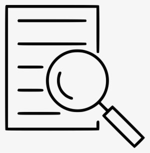 Search Magnifier Magnifying Glass Find File Document - Icon Search ...
