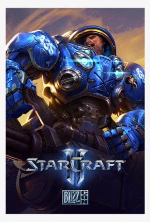 Starcraft Tychus Poster - Starcraft 2 Wings Of Liberty PNG Image ...