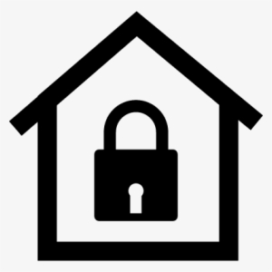 Home Lock Vector - Home Security Icon Free PNG Image | Transparent PNG ...