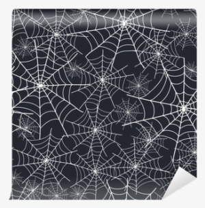 Vector Spiderweb Halloween Texture Seamless Pattern - Spider Web ...
