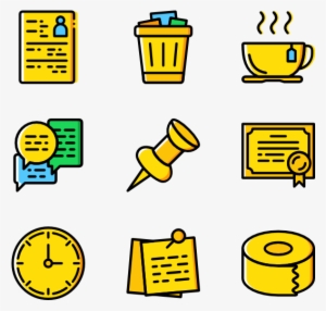 Office - Yellow Icons Png PNG Image | Transparent PNG Free Download on ...