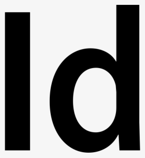 Indesign Icon Black