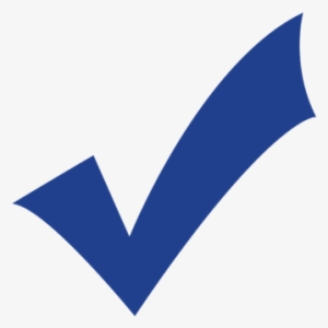 Blue Checkmark-01 - Blue Check Mark Clip Art PNG Image | Transparent ...