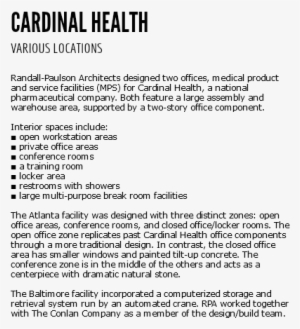 Cardinal Health Various Locations Randall-paulson Architects - Cardinal ...