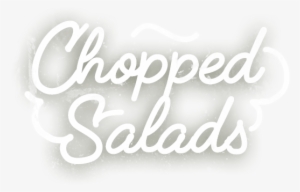 Chopped Salads - Calligraphy PNG Image | Transparent PNG Free Download ...